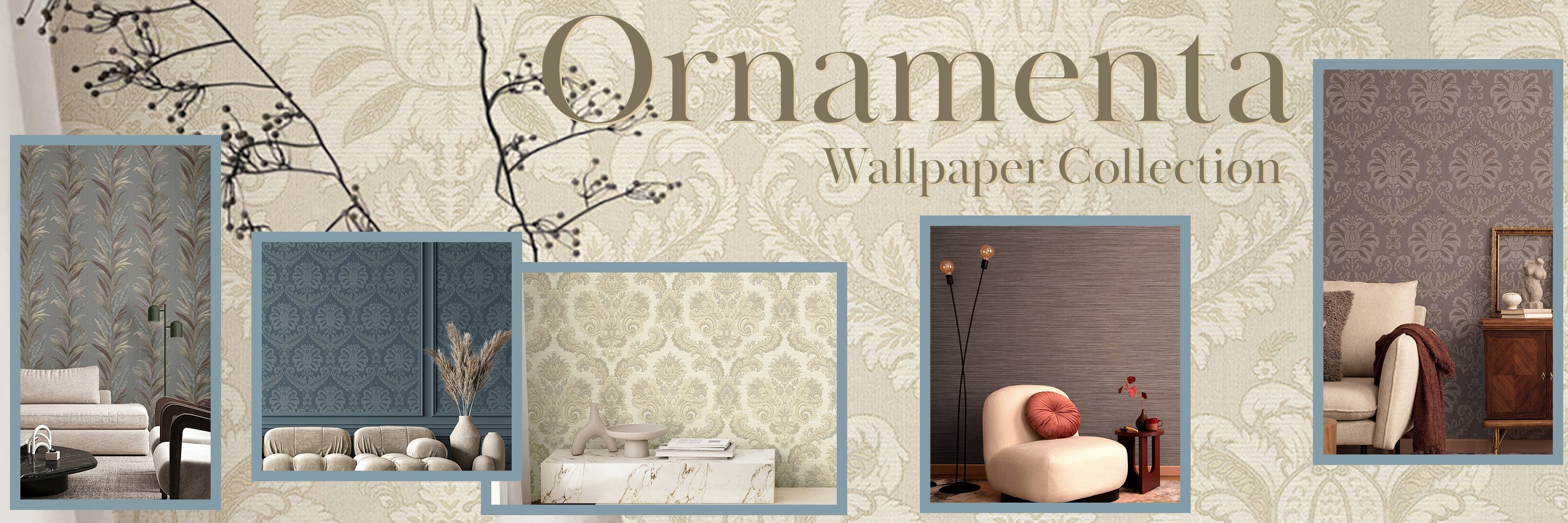 Galerie Wallcoverings - Ornamenta Wallpaper Collection